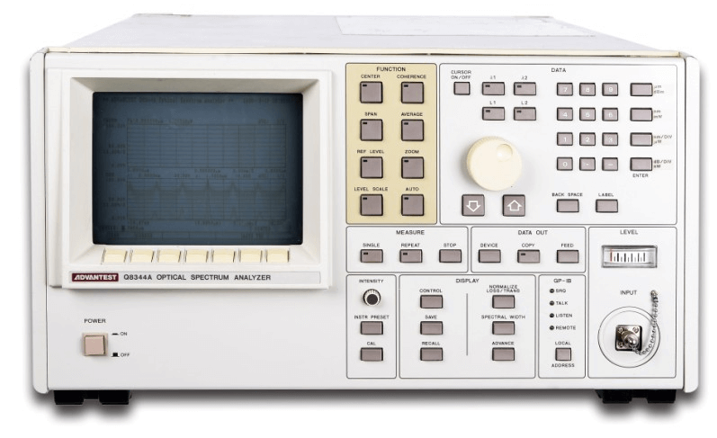 Advantest Q8344A Optical Spectrum Analyzer | NSCA & Tra-Cal